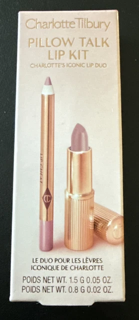 CHARLOTTE TILBURY - Pillow Talk Lip Kit - Fair - New £0.99 - PicClick UK