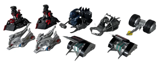 9X BBC ROBOT WARS 1998-2002 PULL BACK TOY CARS / MACHINES HOUSE ROBOTS ...