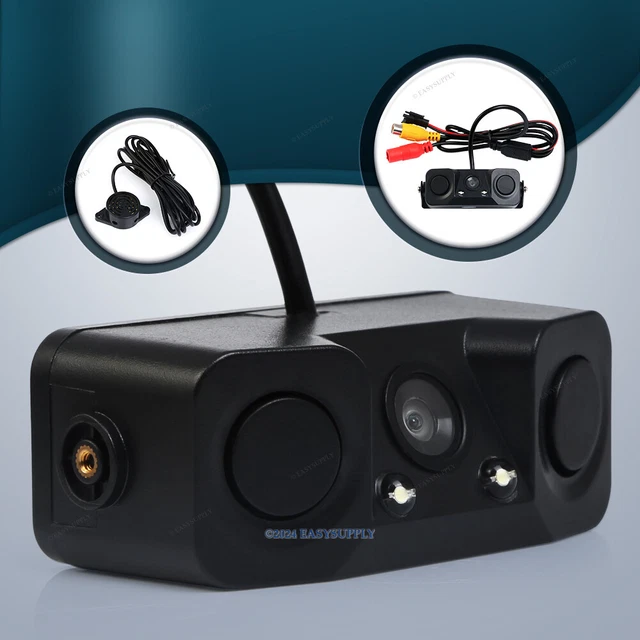 CAMÉRA DE RECUL de voiture IP67 CMOS 12V avec radar de capteurs de ...