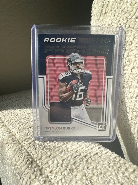 2022 DONRUSS ROOKIE PHENOM Treylon Burks patch Titans RC EUR 8,84 ...