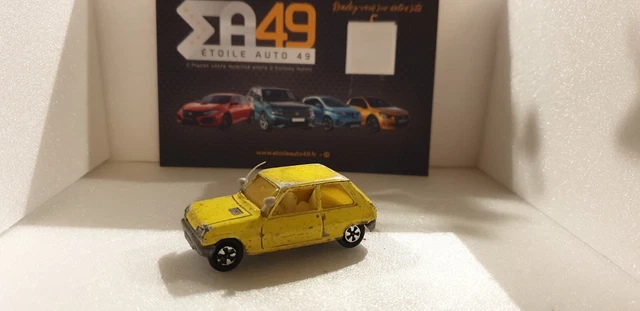 MAJORETTE RENAULT 5 R5 JAUNE n° 257 1/55 EUR 12,99 - PicClick FR
