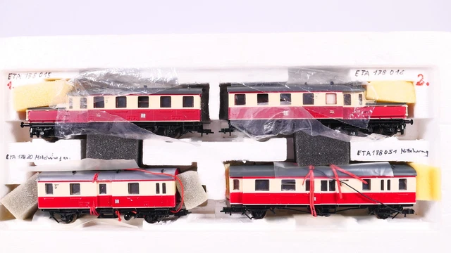 H0 DC DMV/PIKO ETA 178 Akkutriebszug 4-tlg. DR BASTLER #2FN785 EUR 94 ...