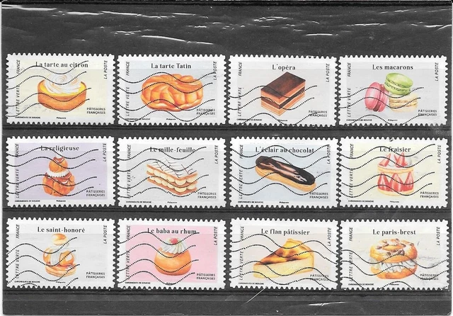 FRANCE 2024. LA Pâtisserie Francaise. Serie Complete De 12 Timbres Aa ...