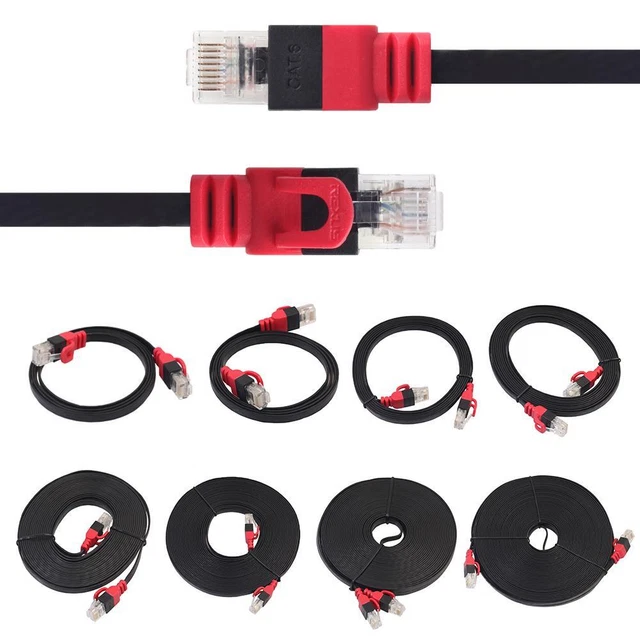 ETHERNET CABLE FLAT Design CAT6 Network Wire RJ45 Lan Cable for Router ...