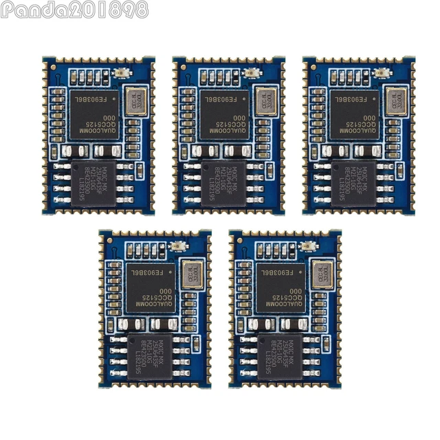 5 PIEZAS MÓDULO de audio Bluetooth BTM525 QCC5125 (salida analógica de ...