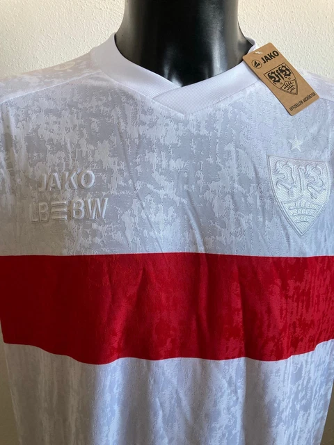 VFB STUTTGART TRIKOT JAKO Sondertrikot "100 Jahre Brustring" Gr. XL Neu ...