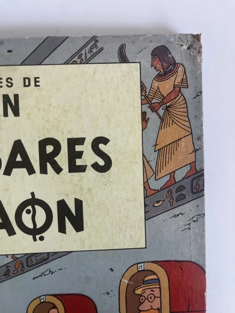 HERGE - TINTIN - Les Cigares Du Pharaon - B14 - Eo Couleur Fr ...