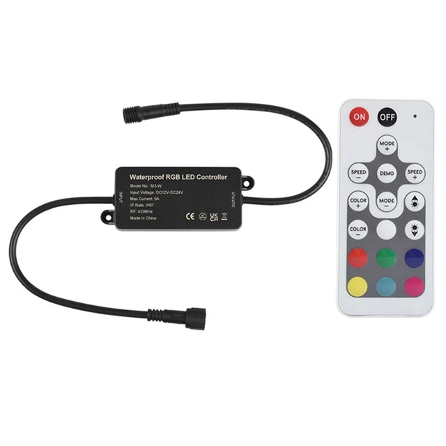 CONTROLLER LED RGB dimmer controller LED DC12-24V, RGB luce LED con ...