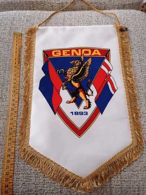 FOOTBALL FOOTBALL CLUB pennant fanion banner GENOA £15.31 - PicClick UK