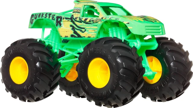 HOT WHEELS MONSTER Trucks, Oversized Monster Truck, 1:24 Scale ...