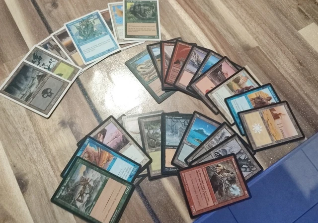 30 CARTES MAGIC RARES - lot carte magic 1998 Et 2001. Magic The ...