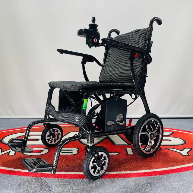 ZORA CARBON FIBRE Powerchair Wheelchair Portable Lightweight inc ...