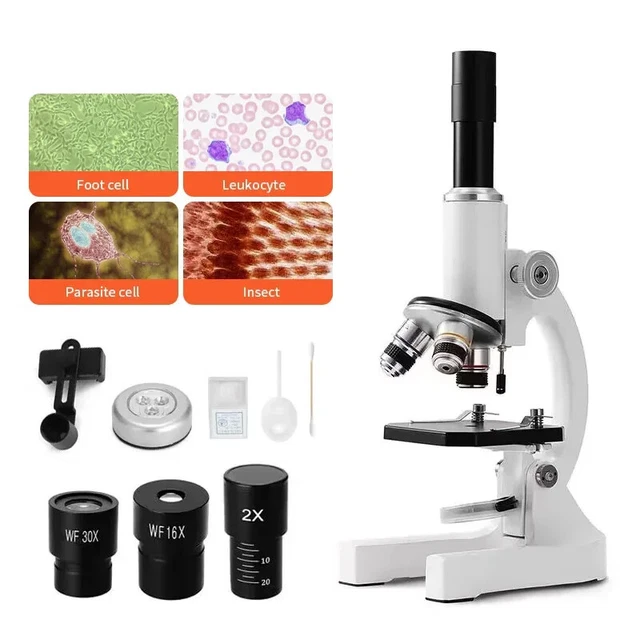 NEW OPTICAL MICROSCOPE Magnification Compound Microscopes with ...