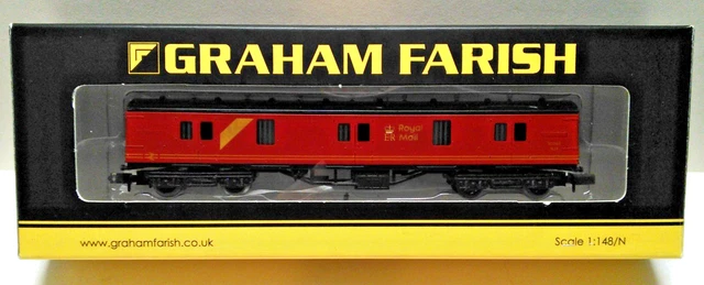 GRAHAM FARISH 374-133 N Gauge Mk1 GUV RAIL EXPRESS SYSTEMS M/B £31.85 ...