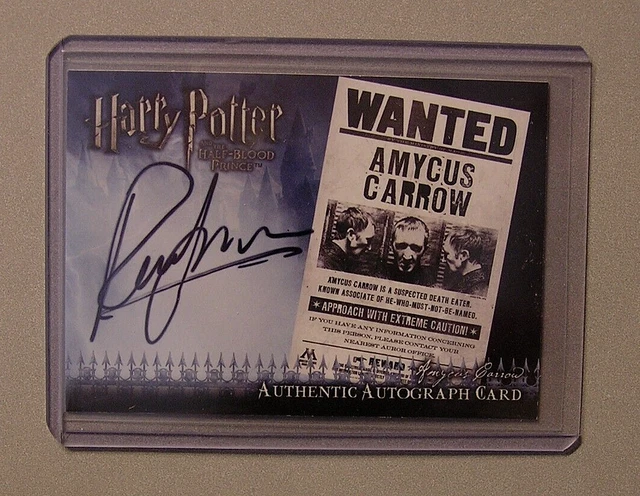 HARRY POTTER-RALPH INESON-AMYCUS Carrow-HBP-Cinema-Film-Signature ...