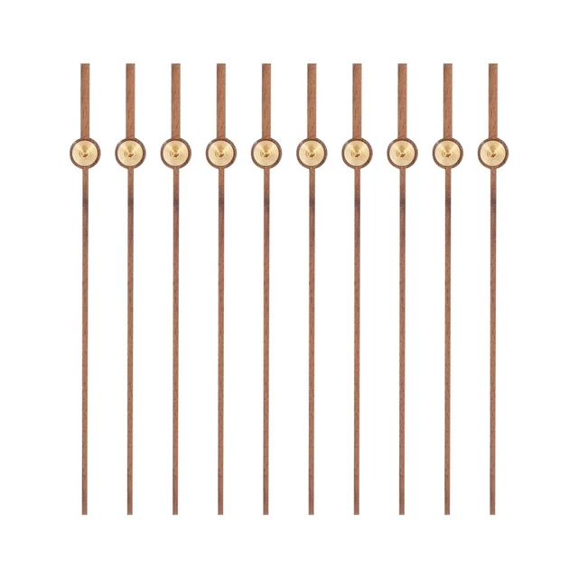 10 PCS LANCETTE Dell'orologio Sostitutive Lancetta Dei Secondi in Legno ...