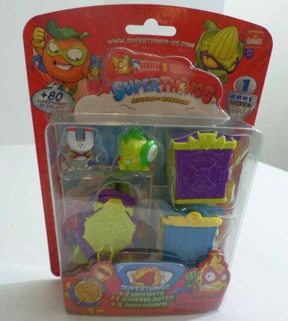 SUPERTHINGS RIVALS OF Kaboom Series 1 Blister Pack w/ Silver Super ...