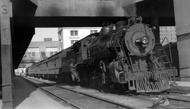 SSW ST LOUIS Southwestern Railway train engine No 662 type 4-6-0 Old ...