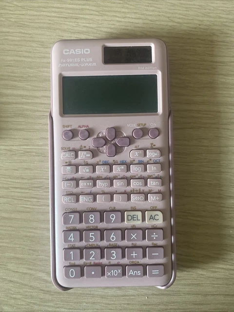 PINK CASIO FX-991ES Plus Scientific Calculator 2nd Edition Solar Cell ...