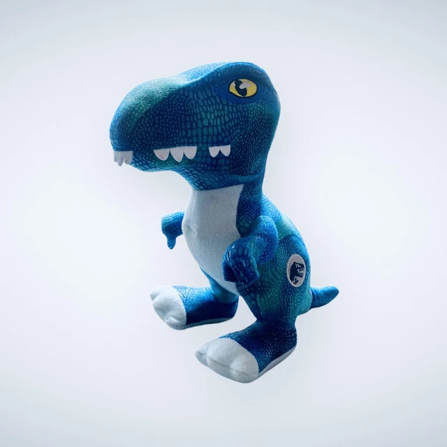 JURASSIC PARK WORLD Blue Raptor Large Dinosaur Plush Soft Toy 10" £8.99 ...