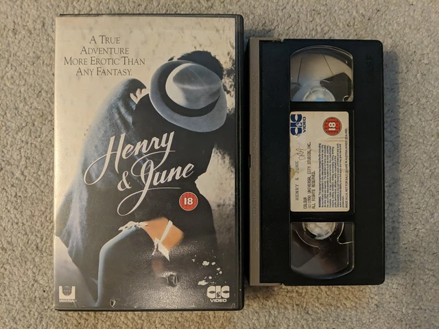 HENRY AND JUNE VHS Video Big Box Ex Rental £6.99 - PicClick UK