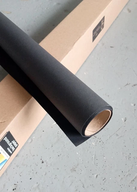 90CM WIDE BLACK Paper Backdrop Roll £8.64 - PicClick UK