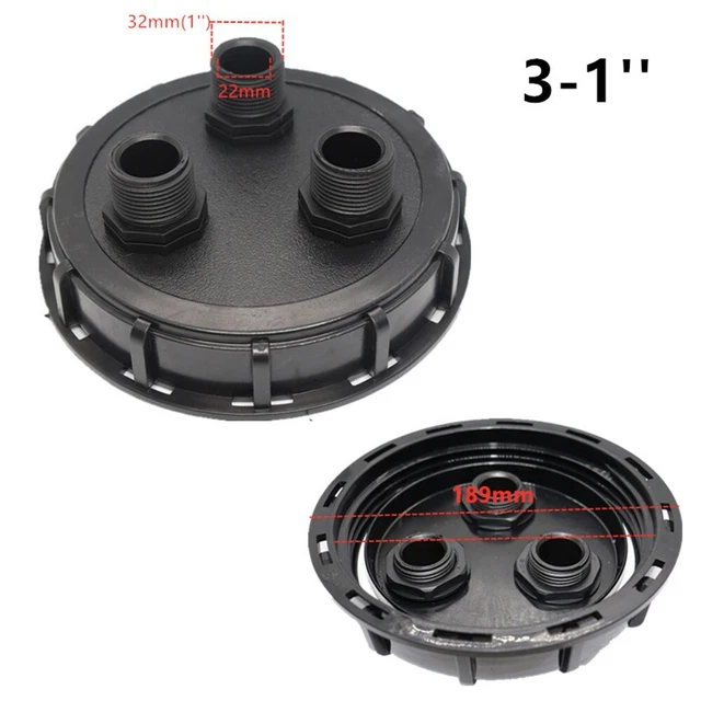 PREMIUM IBC TANK Tap Adapter Plastic Outlet Plug Lid Cap DN150 1 Thread ...