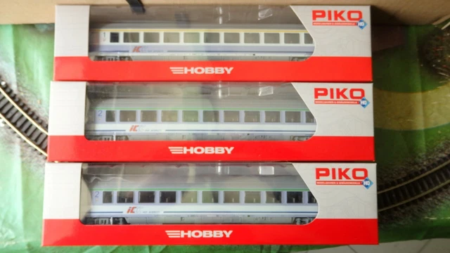 PIKO 58662-58663 SET 3 Carrozze Rapido Intercity Delle Pkp Scala Ho EUR ...