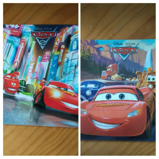 DISNEY PIXAR CARS 2 and 1 Disney Kids 2016 Book Bedtime Storybook 2pc ...