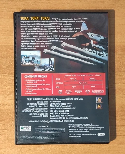 DVD - TORA! Tora! Tora! L'attacco a Pearl Harbor EUR 1,99 - PicClick IT
