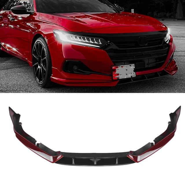 FRONT BUMPER SPOILER Splitter Body Kit For HONDA ACCORD 2021-2022 YOFER ...