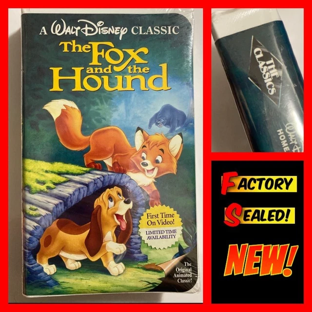 THE FOX AND The Hound (Disney #2041 VHS) BLACK DIAMOND Classics Rare ...