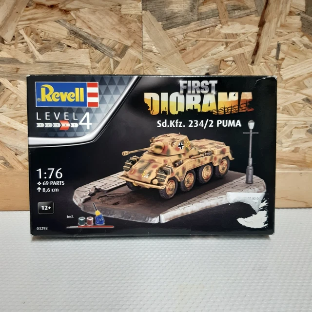 REVELL 1/76 MILITARY Model Kit Sd.Kfz. 234/2 PUMA Diorama £9.99 ...