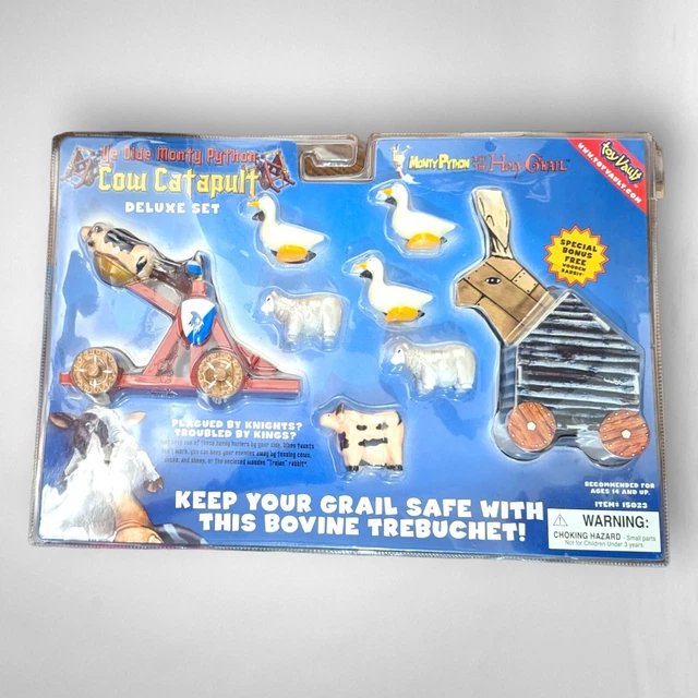 MONTY PYTHON AND the Holy Grail. Cow Catapult Deluxe Set. Toy Vault ...