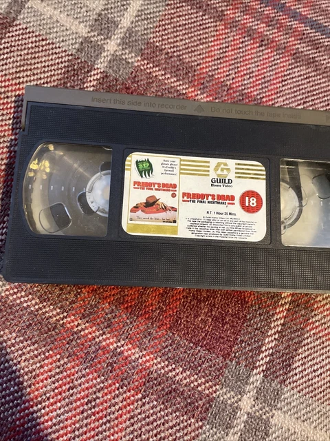 FREDDY’S DEAD MOULDY Ex Rental Big Box Vhs Video (See Pics) No Box £8.00 - PicClick UK