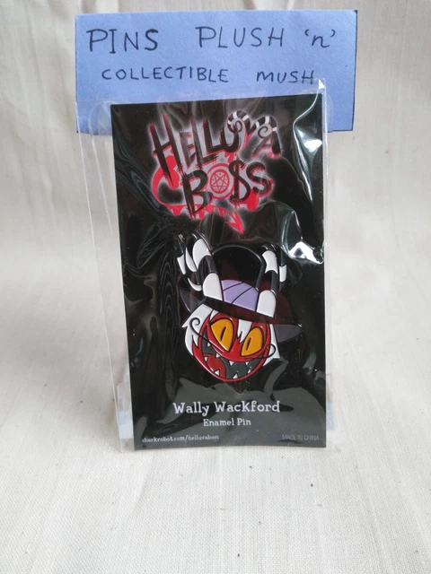Sharkrobot Vivziepop Helluva Boss Wacky Wally Wackford Pin Imp Demon Salesman £2000 Picclick Uk