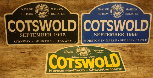 NAYLORS TF 1700 Classic Car Club Rally/Meeting Signs.. £9.99 - PicClick UK