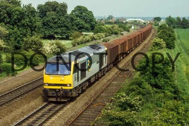 UK DIESEL TRAIN Railway Photograph Of Class 60 60003 Loco. Rm60-15 £1. ...