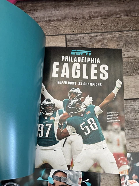 PHILADELPHIA EAGLES SUPER Bowl LIX Magazines Sports Illustrated ESPN $78.85 - PicClick AU