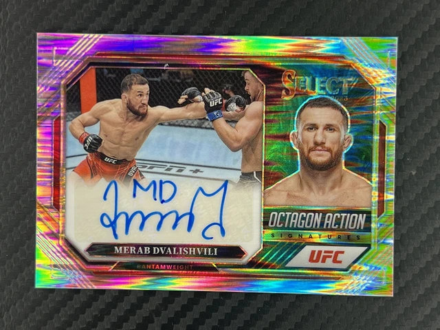 2023 SELECT UFC Merab Dvalishvili Octagon Action Signatures Auto Flash ...