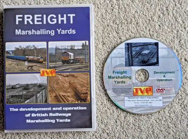 FREIGHT MARSHALLING YARDS DVD Wath Toton Temple Mills Whitemoor Tinsley Healey EUR 8,76 ...