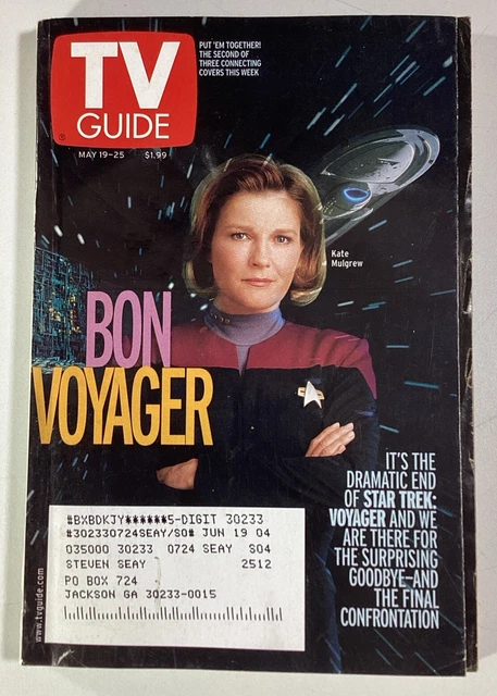 STAR TREK TV Guide 2001 Atlanta Ed X-Files Baywatch Sopranos NYPD ...