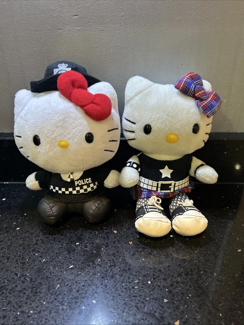 TY BEANY ROCK & Police Hello Kitty Sanrio Soft Plush Toy Rare Bundle £8.63 - PicClick UK