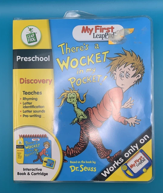 MY FIRST LEAPPAD Book Cartridge Dr. Seuss There's a Wocket in My Pocket ...
