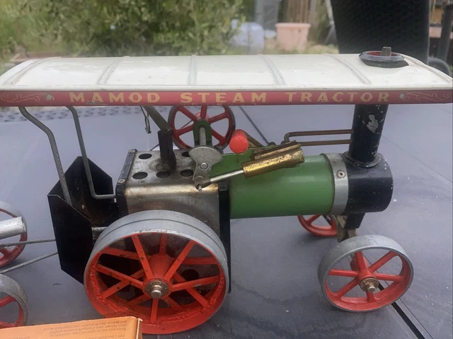 MAMOD TE1A LIVE Steam Traction Engine & Log Trailer £120.00 - PicClick UK