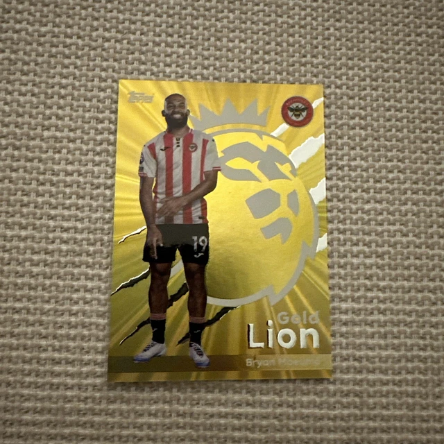 TOPPS PREMIER LEAGUE 2026 Bryan Mbeumo Gold Lion GL4 £3.30 - PicClick UK