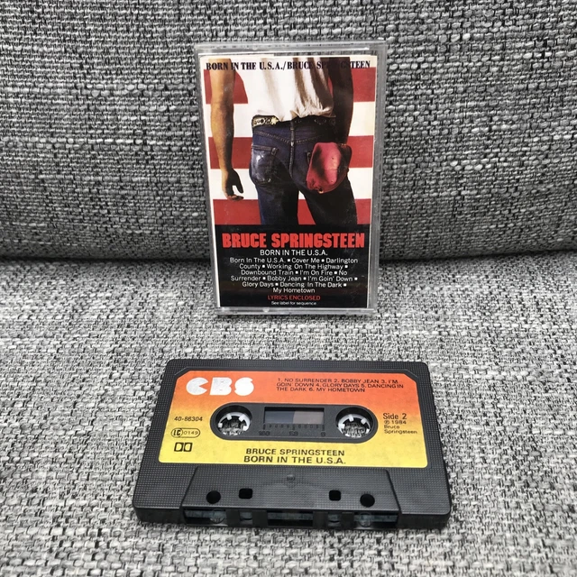 BORN IN THE USA - Bruce Springsteen (1984) - Audio Cassette Tape Album ...