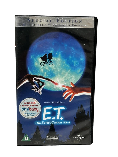 ET THE EXTRA Terrestrial VHS PAL Film Special Edition 20th Anniversary ...