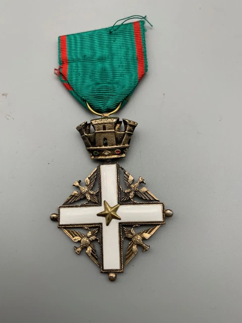 RARE KNIGHT ORDINE al Merito Italia Italie ORDRE NATIONAL du MÉRITE ...