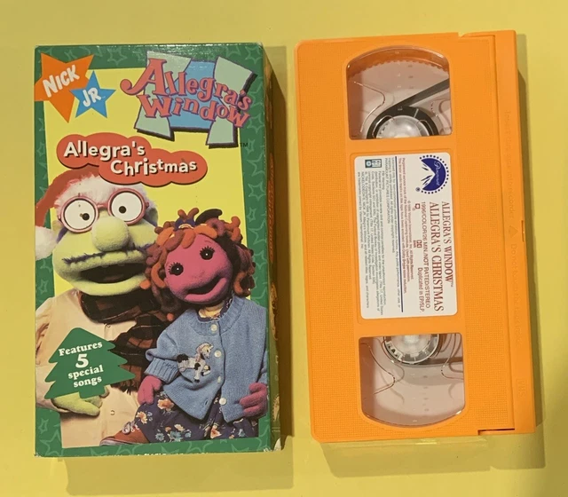 VHS TAPE TESTED Nick Jr Allegra’s Window Allegra’s Christmas £39.55 ...